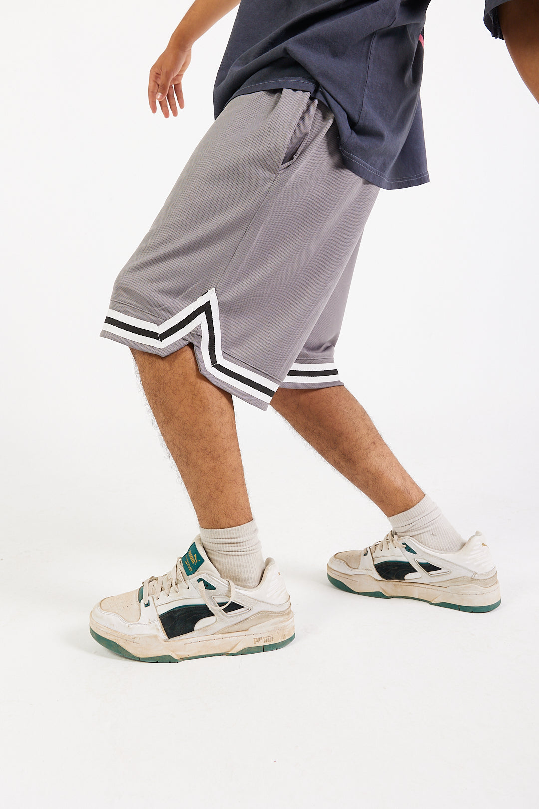 Grey Basketball Shorts – leon